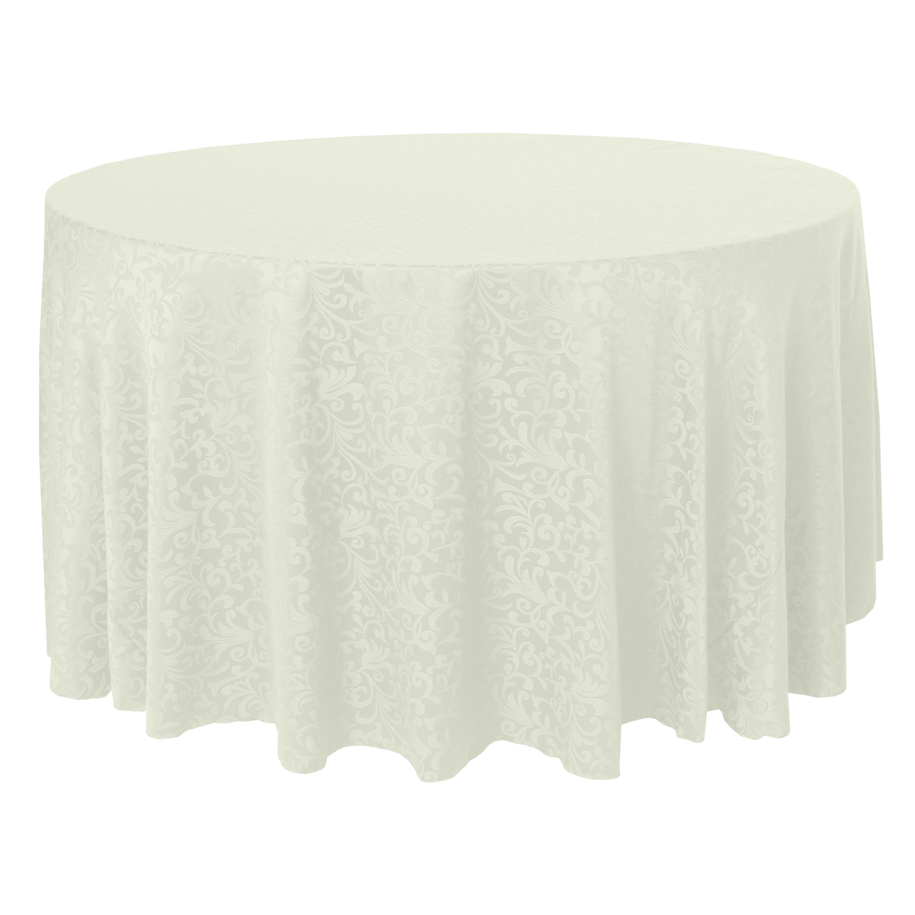 Somerset Damask Round Tablecloth