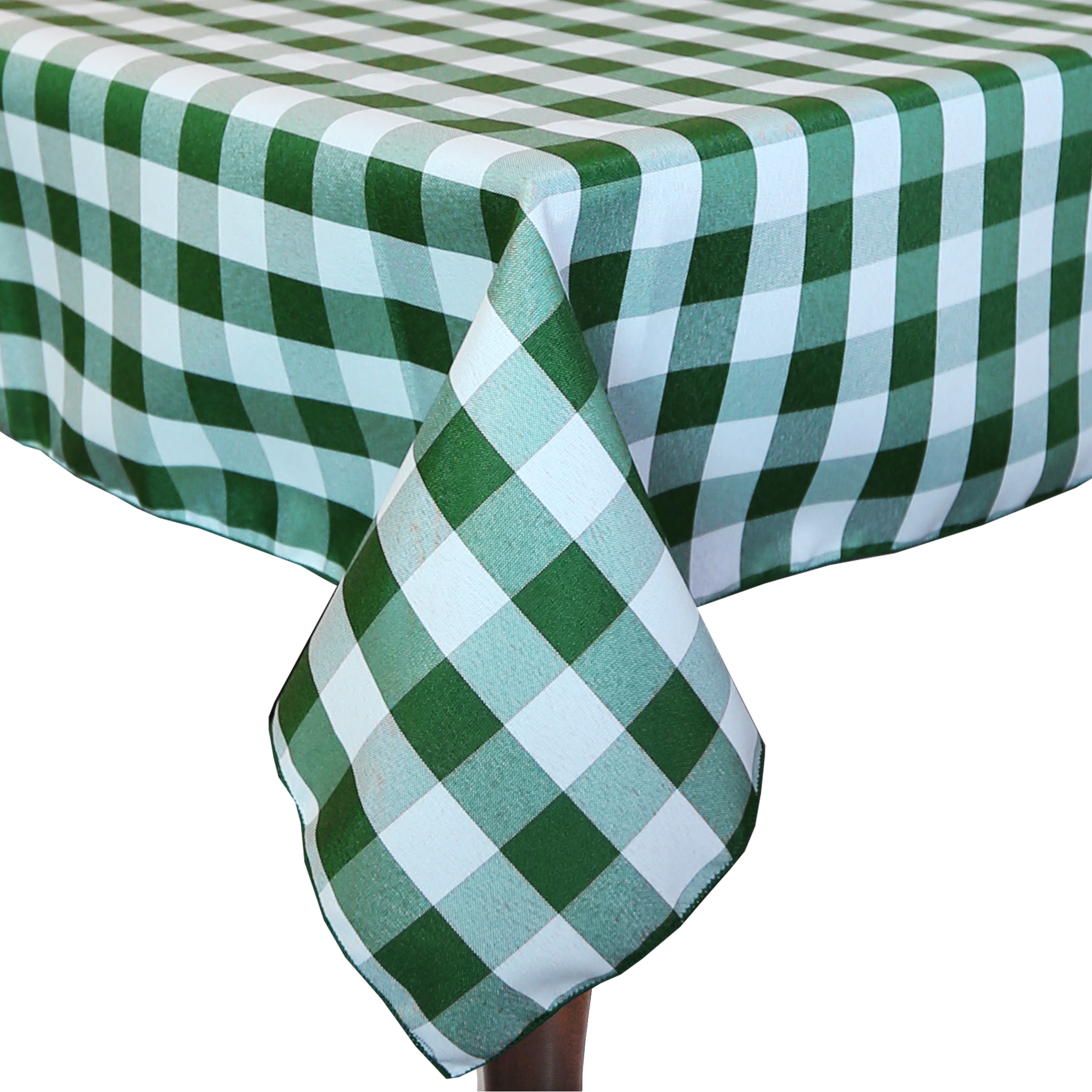 Poly Check Square Tablecloth | Tablecloth | Linen Tablecloth
