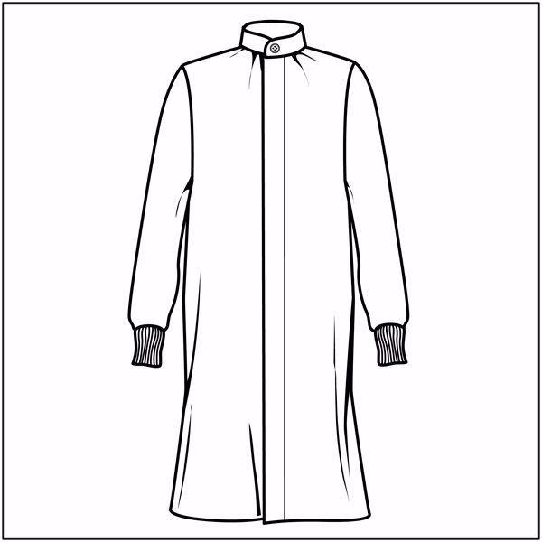Fluid Resistant Lab Coat |100% Continuous filament Polyester