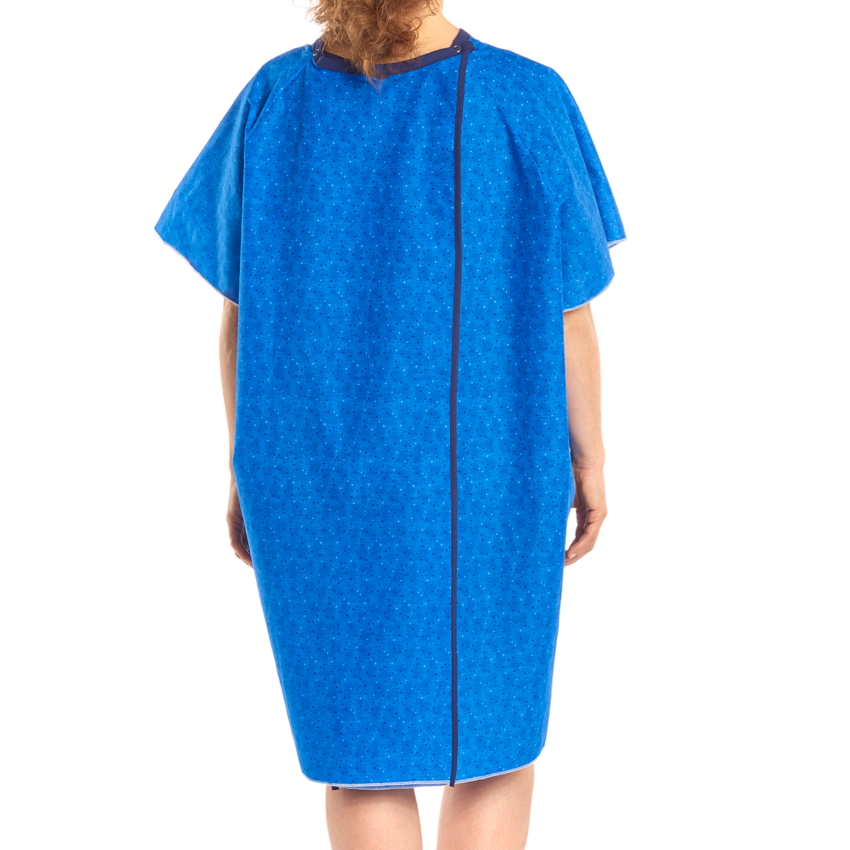 Adult Patient Gown with Snap Closures | SnapWrap™ | Reusable