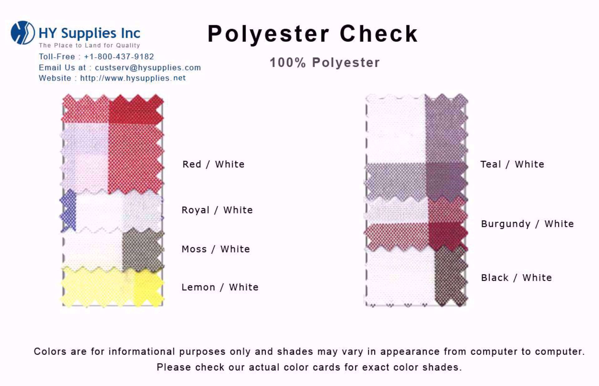 Poly Check | Table Linen | Buy the Case Wholesale
