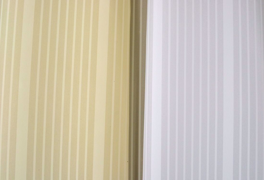 6' x 6' Super Stripe Plain Curtain | Nylon Shower Curtain
