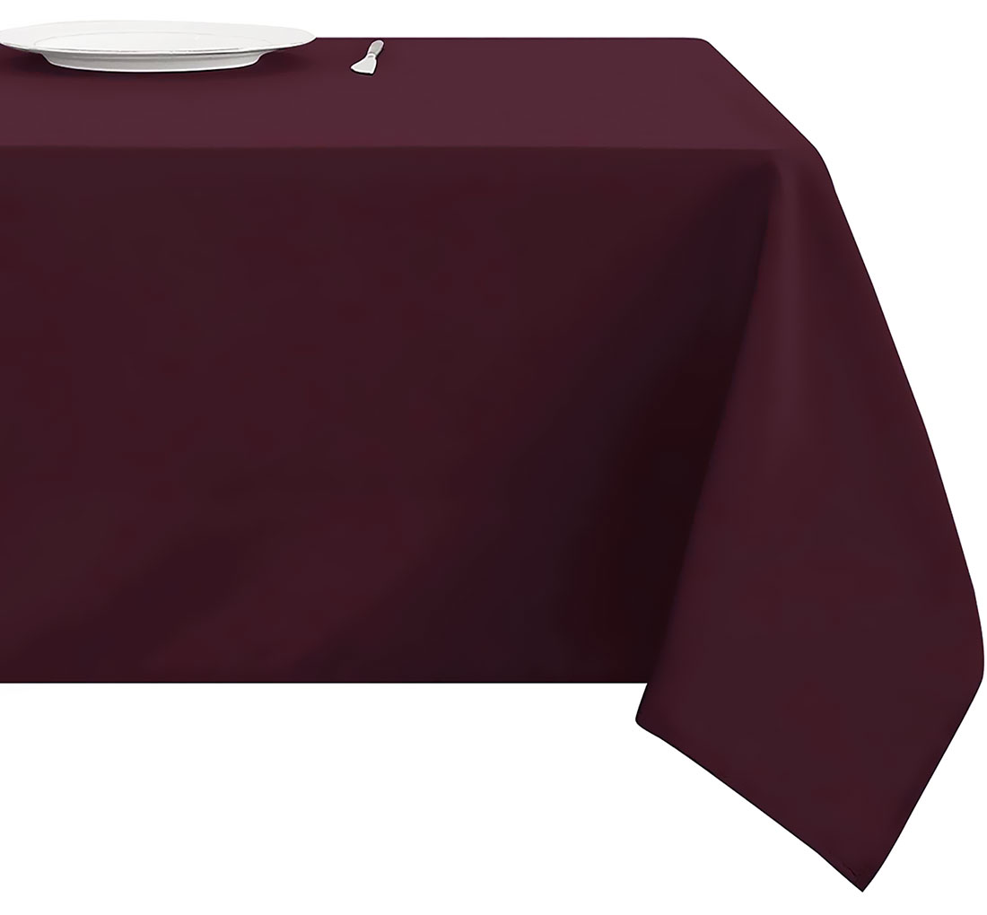Table Linen-100% Spun Polyester 96” Banquet Tablecloth