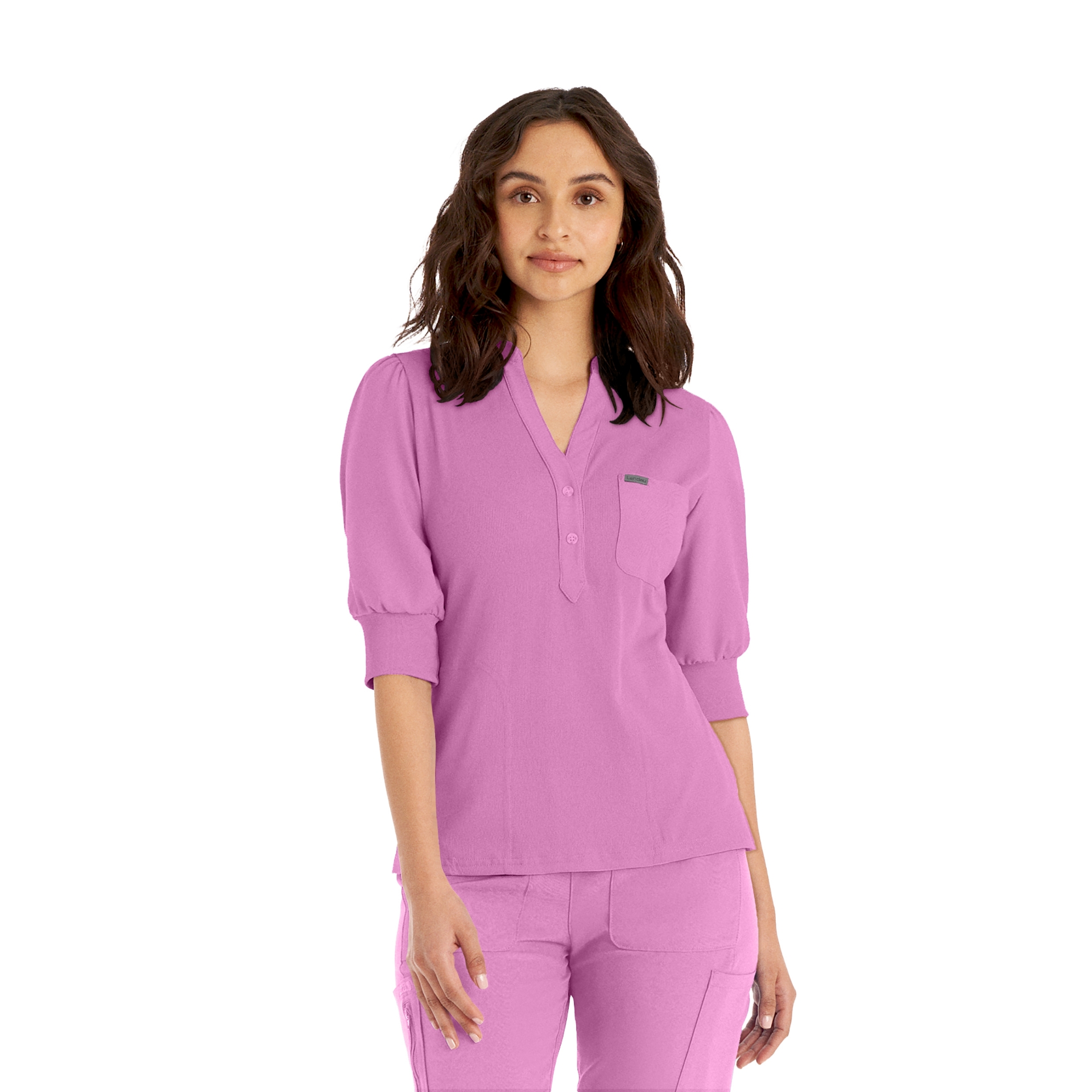 Landau Forward Women's 3-Pocket Y-Neck Scrub Top Wholesale