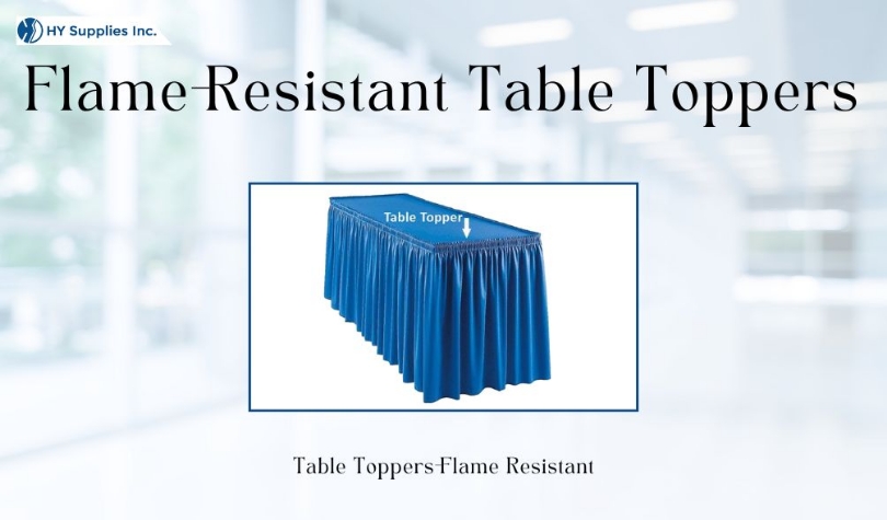 Dining Experience with Flame Resistant Table Toppers