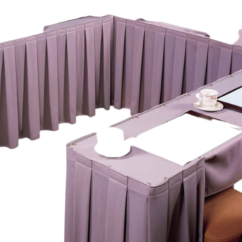Wholesale Twill Box Pleat Table Skirting for Fine Dining